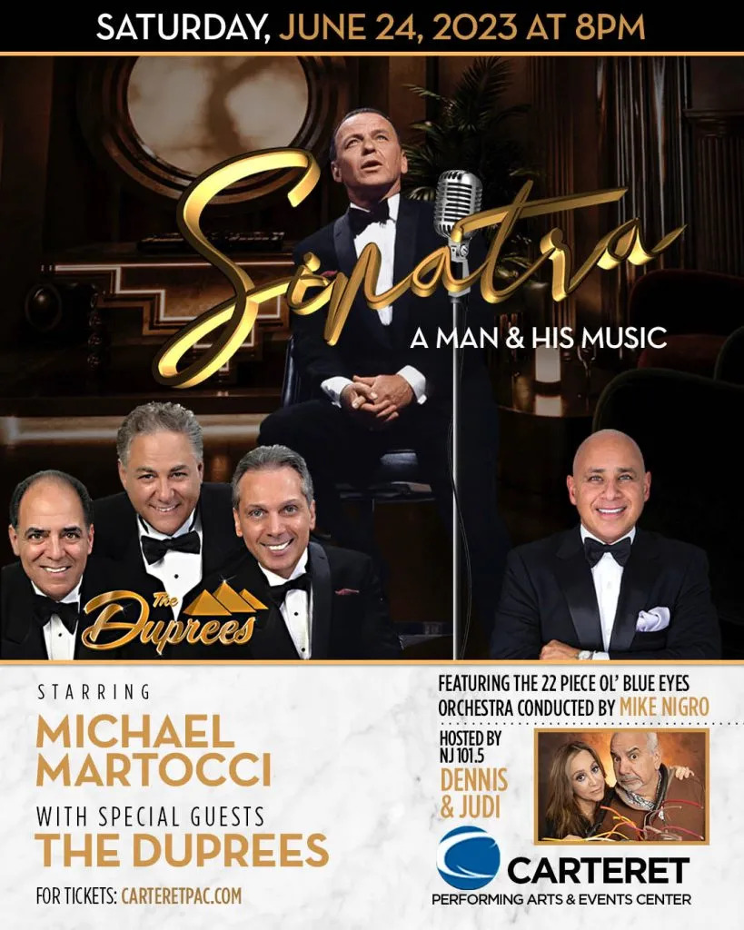 Sinatra, A Man and His Music W/ The Duprees | VisitNJ.org