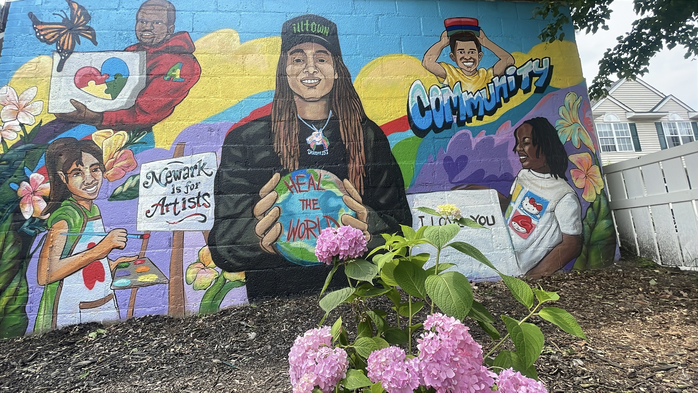 Unicorn151 Heal The World Mural - Autism Awareness | VisitNJ.org