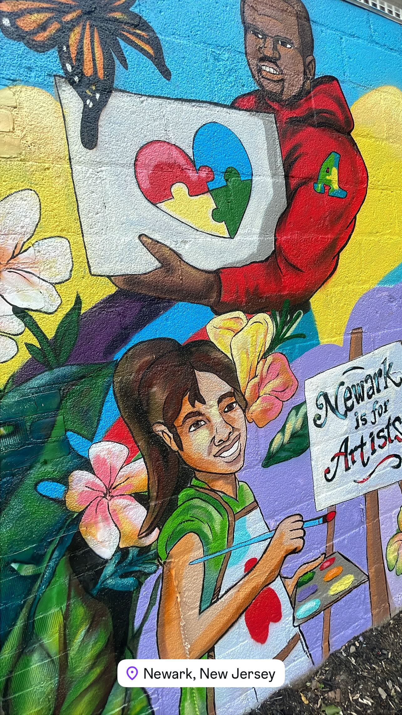 Unicorn151 Heal The World Mural - Autism Awareness | VisitNJ.org